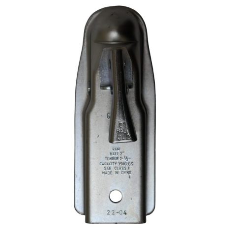 2″ Ball Straight Tongue Coupler - 2-1/2″ Channel - Blueswift Axles